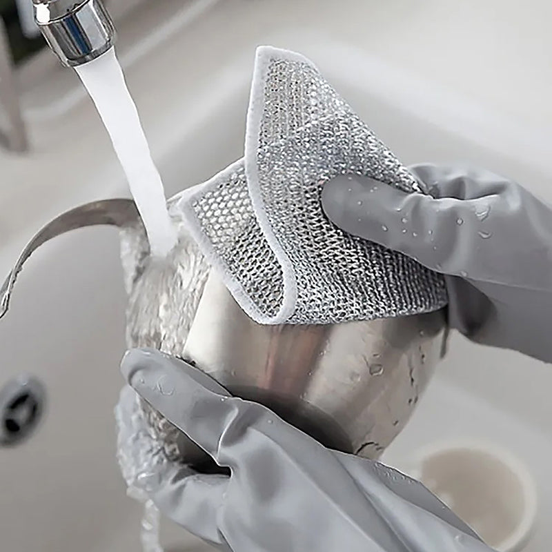 Wire Dish Washing Cloth – Non-Scratch & Durable for Kitchen (pack of 6 ...